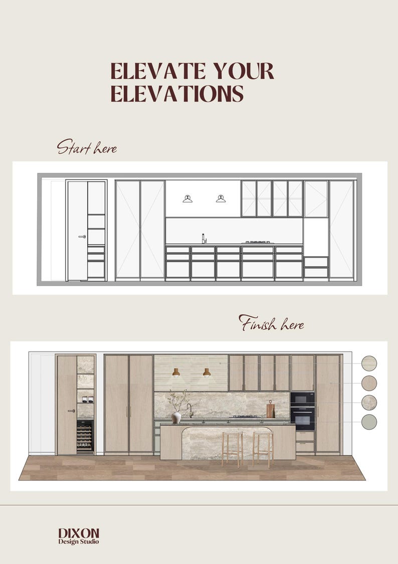 Rendered Elevation Tutorial L Design Elevation Tutorial | Interior ...
