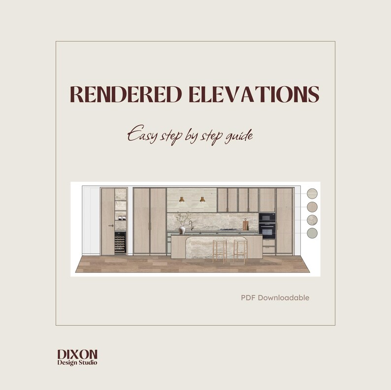 Rendered Elevation Tutorial L Design Elevation Tutorial | Interior ...