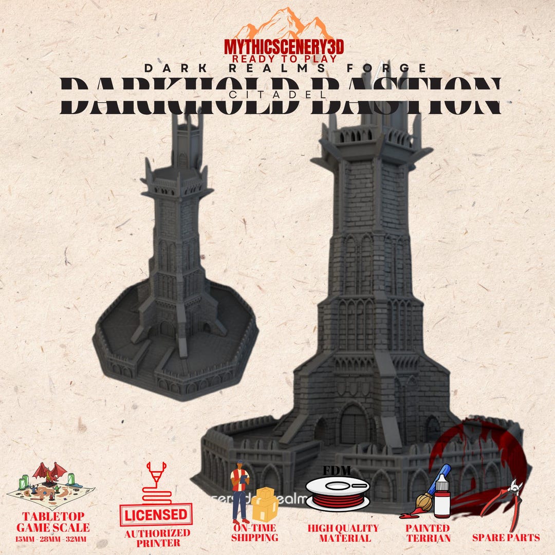 Darkhold Bastion Citadel - Dark Realms - Dnd Terrain - Dungeons ...