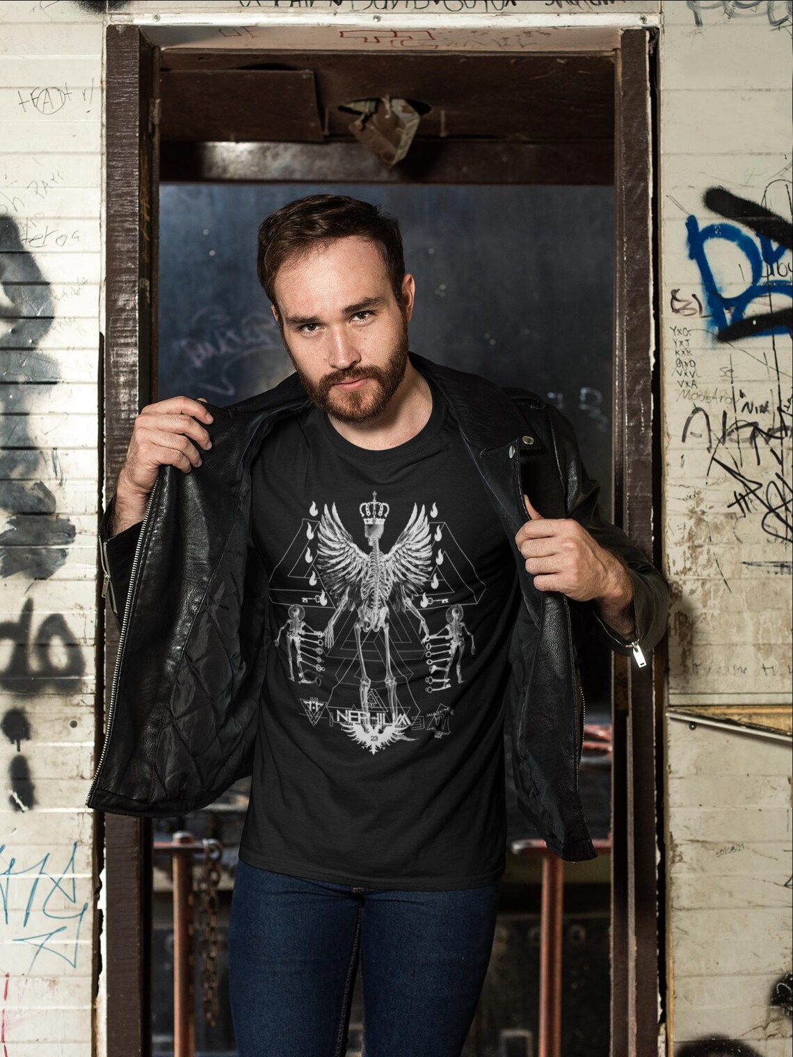 Sacred Geometry / Occult "nephilim #1" Shirt, Mystical Symbol Short ...