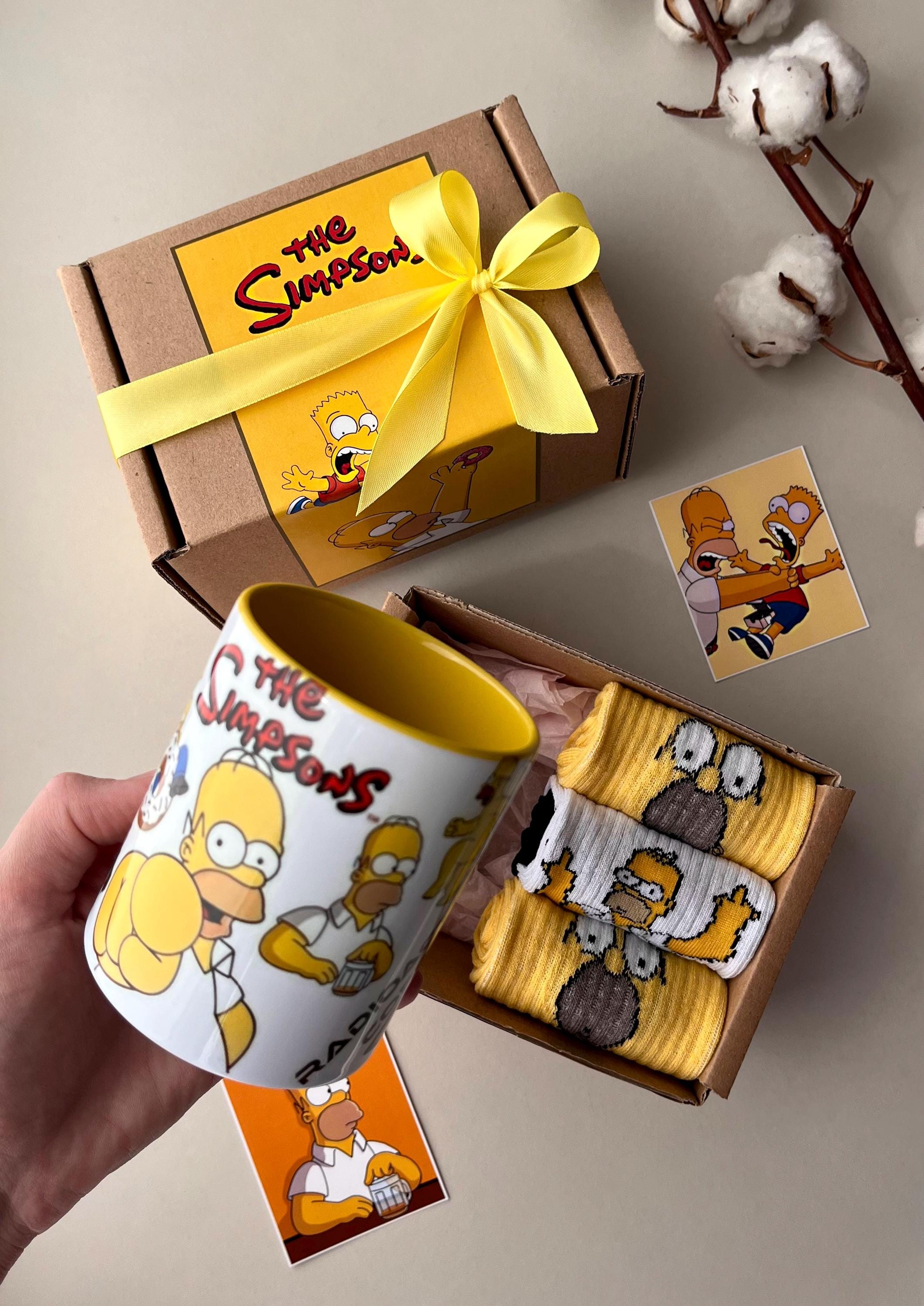 The Simpsons Gift Set: Homer Mug & Socks - Fun Cartoon Fan Gift - Etsy