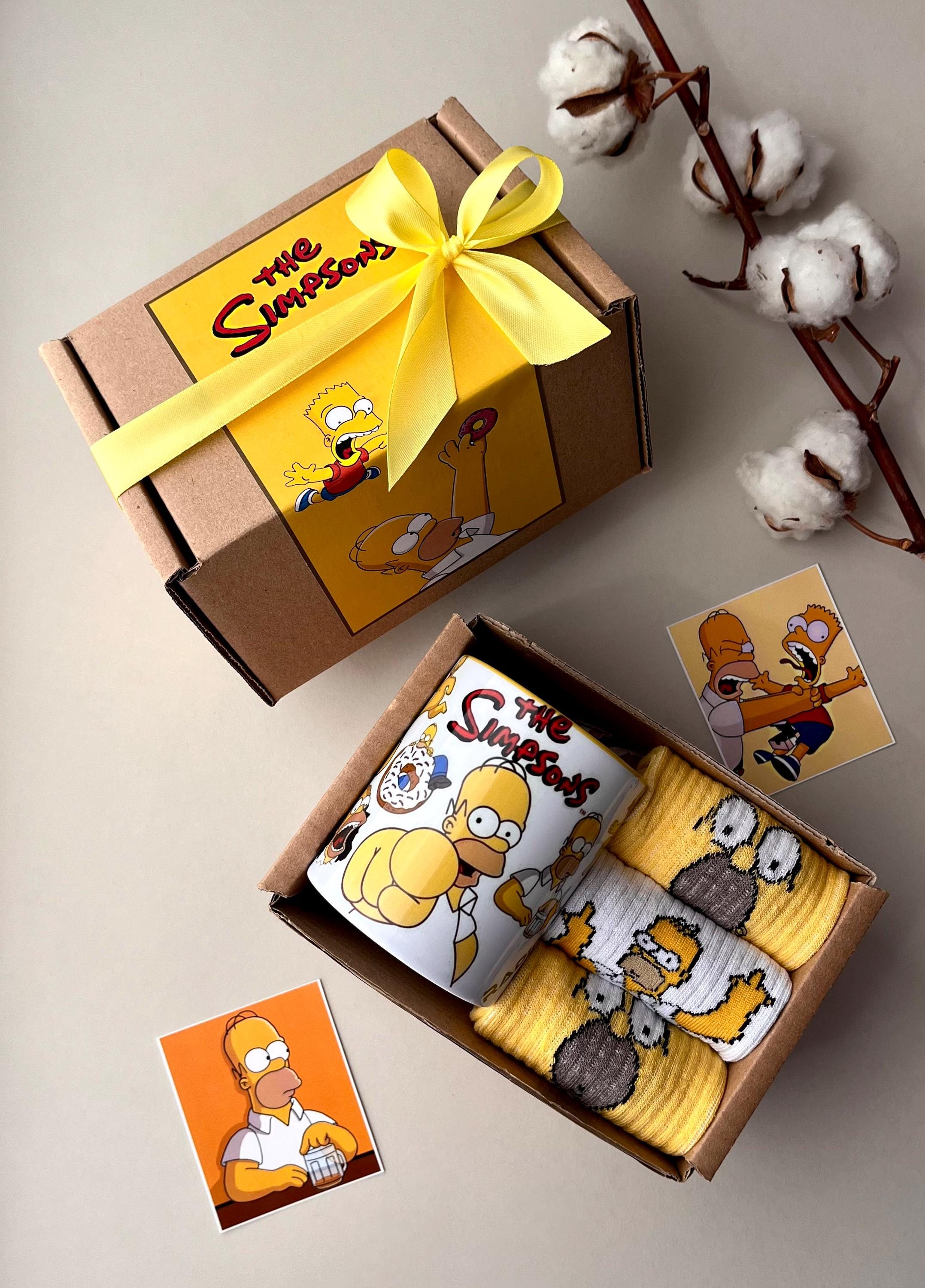 The Simpsons Gift Set: Homer Mug & Socks - Fun Cartoon Fan Gift - Etsy
