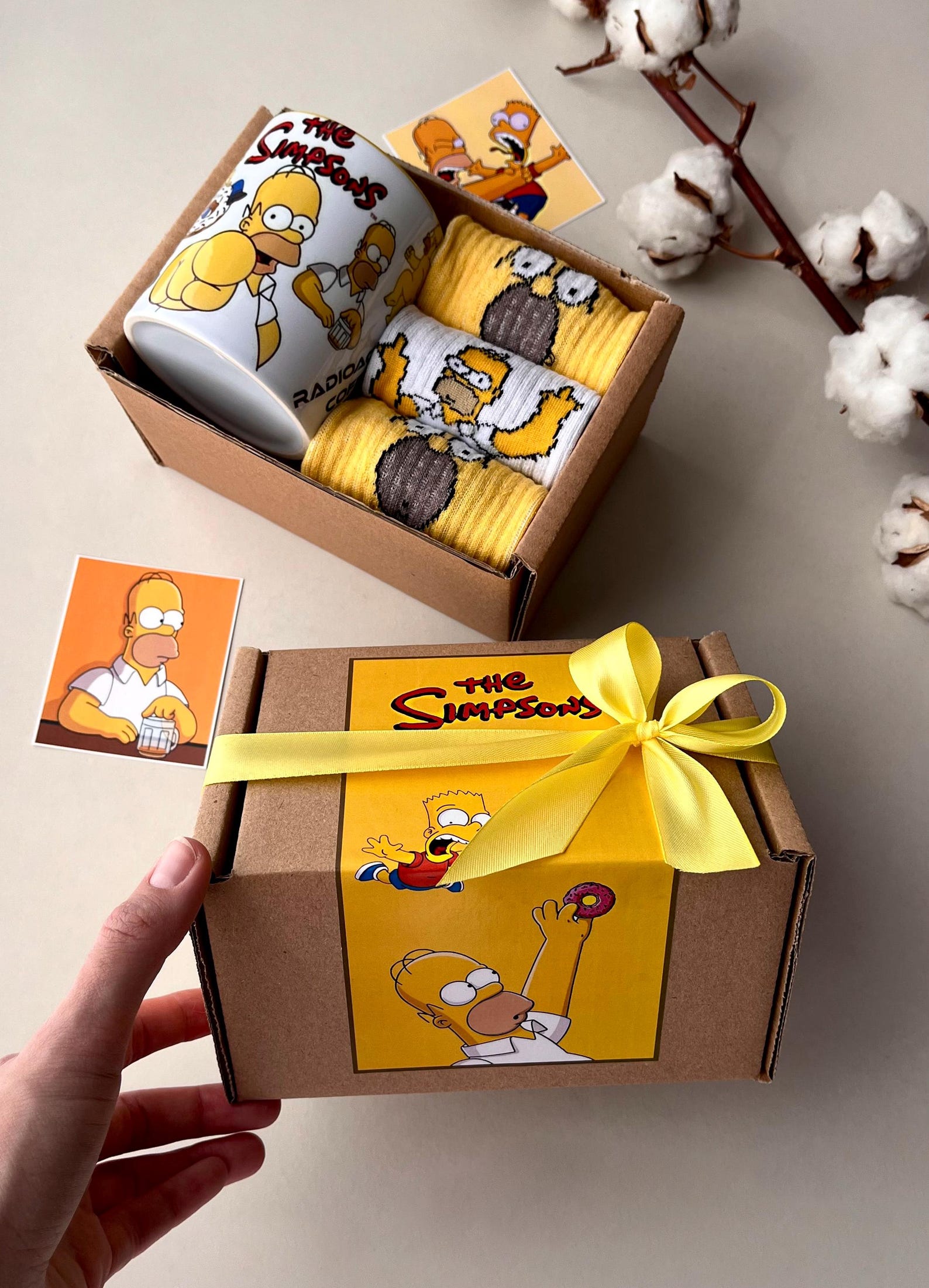 The Simpsons Gift Set: Homer Mug & Socks - Fun Cartoon Fan Gift - Etsy