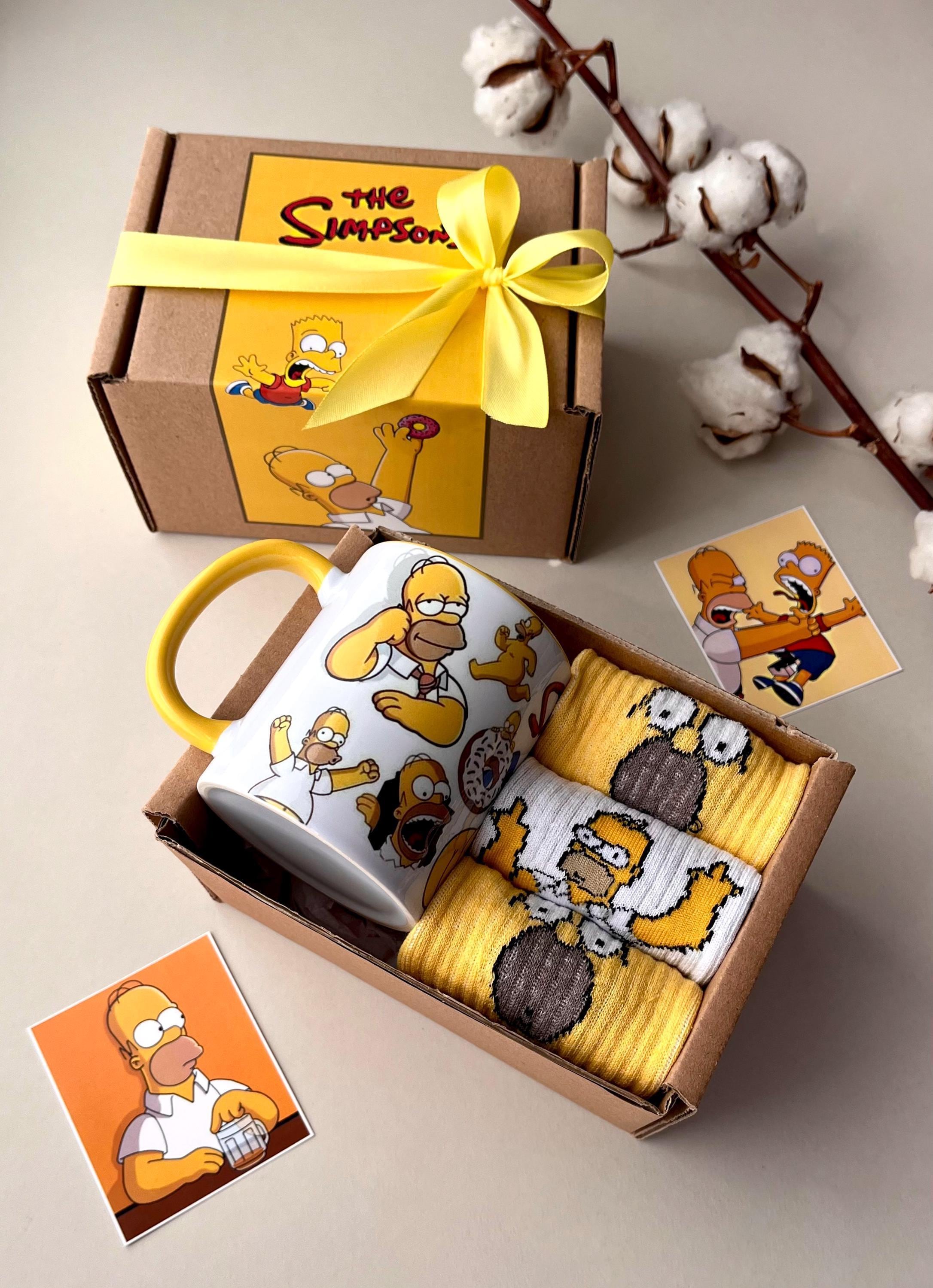 The Simpsons Gift Set: Homer Mug & Socks - Fun Cartoon Fan Gift - Etsy