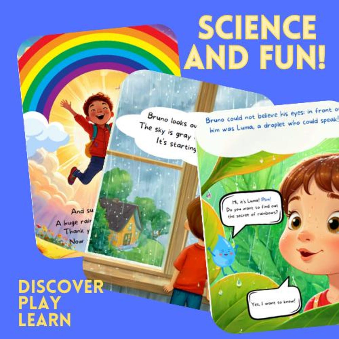 How Rainbows Form: Science Activity Book for Kids - Cute Coloring Pages ...