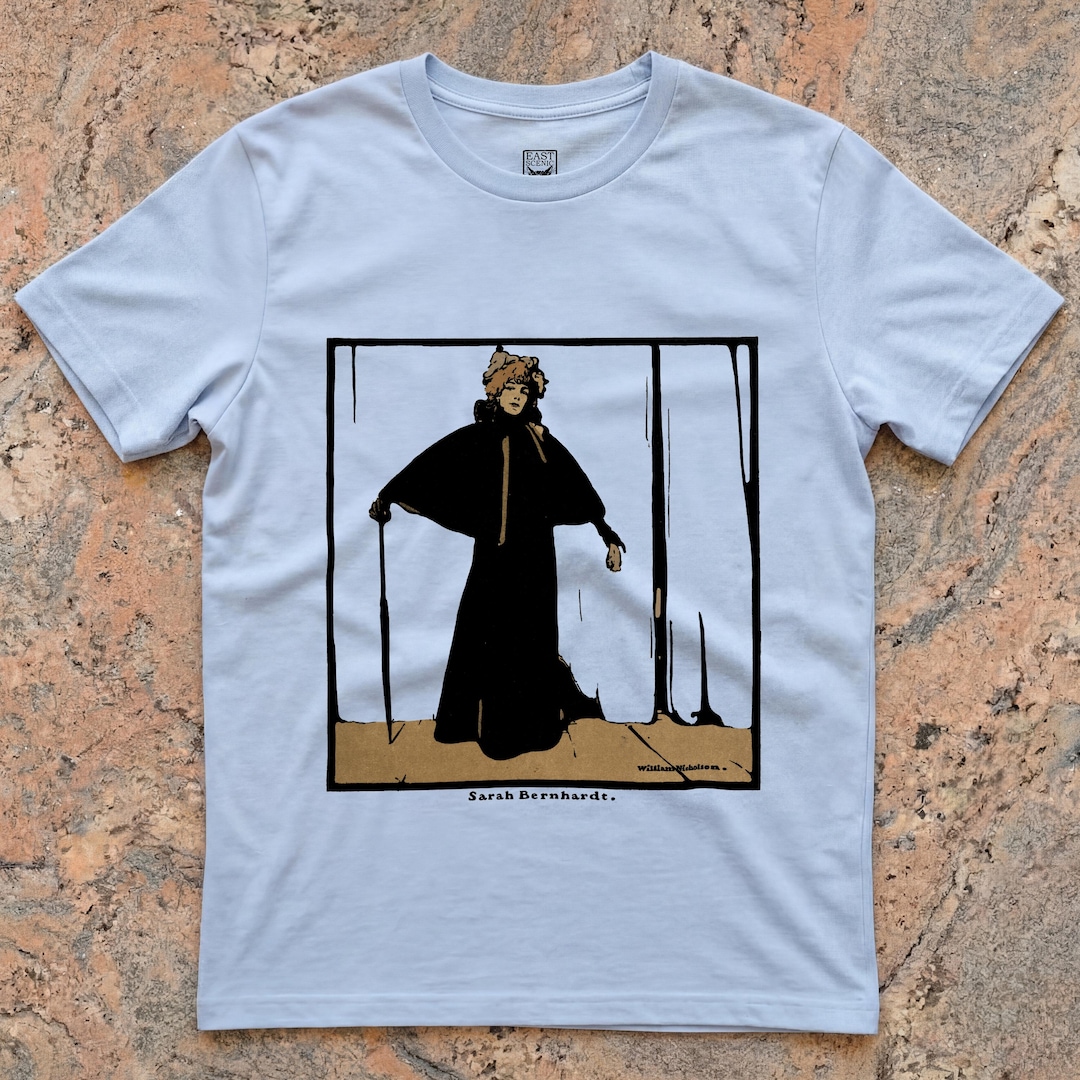 Sarah Bernhardt T-shirt (william Nicholson, Lithograph, 1899) - Etsy