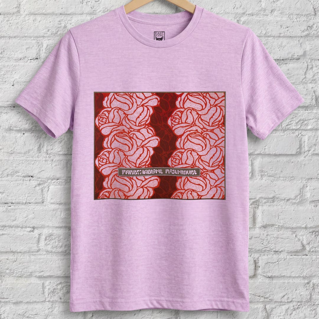 Rose Trellis / Rosenlaube T-shirt (koloman Moser, Lithograph, 1901) - Etsy