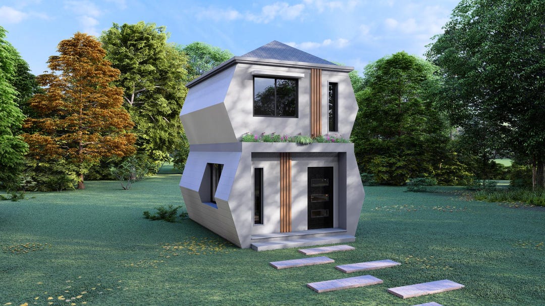Tiny House Design : 4x6 Meter, 1 Bedroom, 2 Storey (digital Product) - Etsy