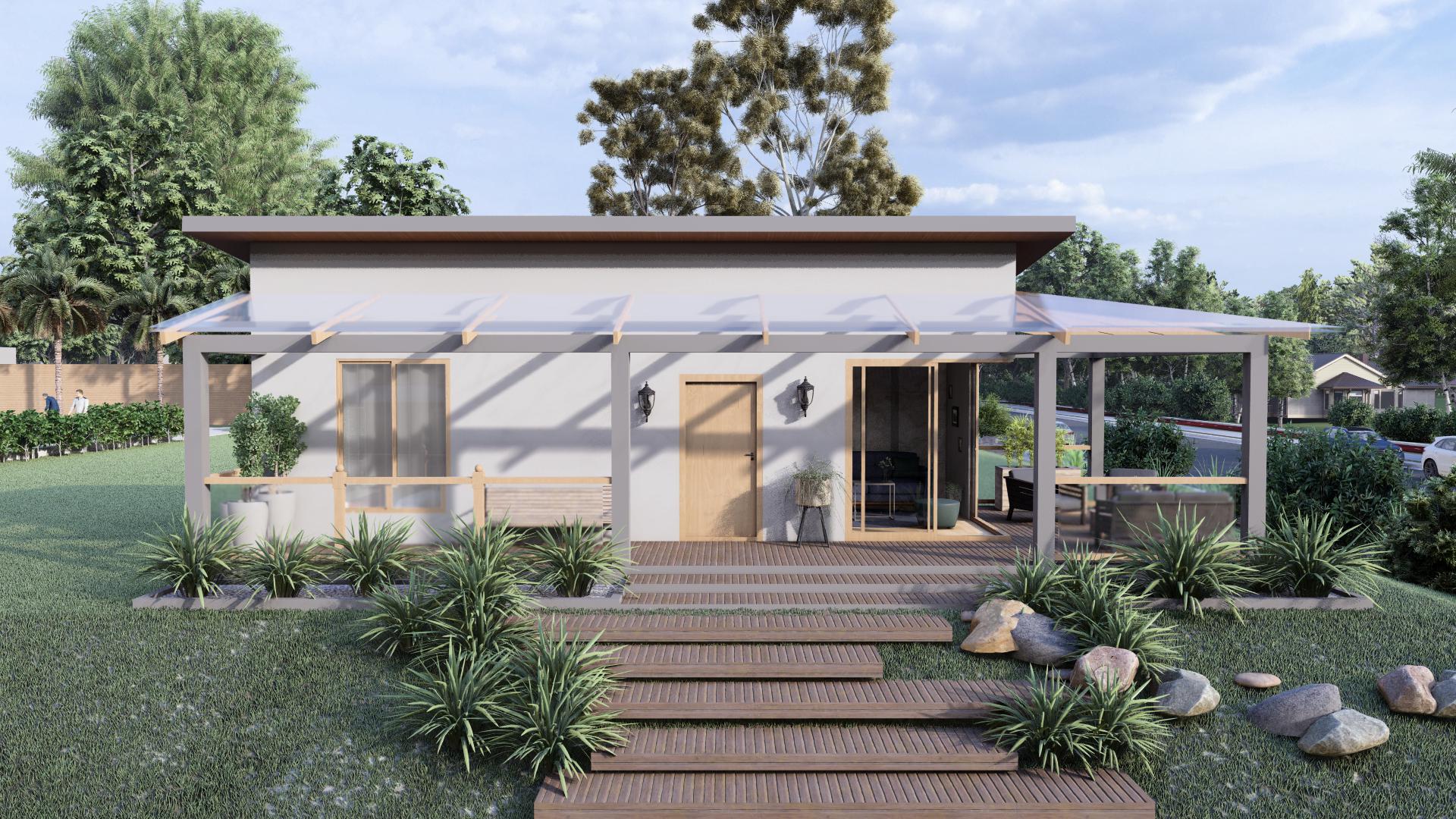 Small (4x10 Meters) Original Tiny House Design | 1 Bedroom | FLOORPLAN ...