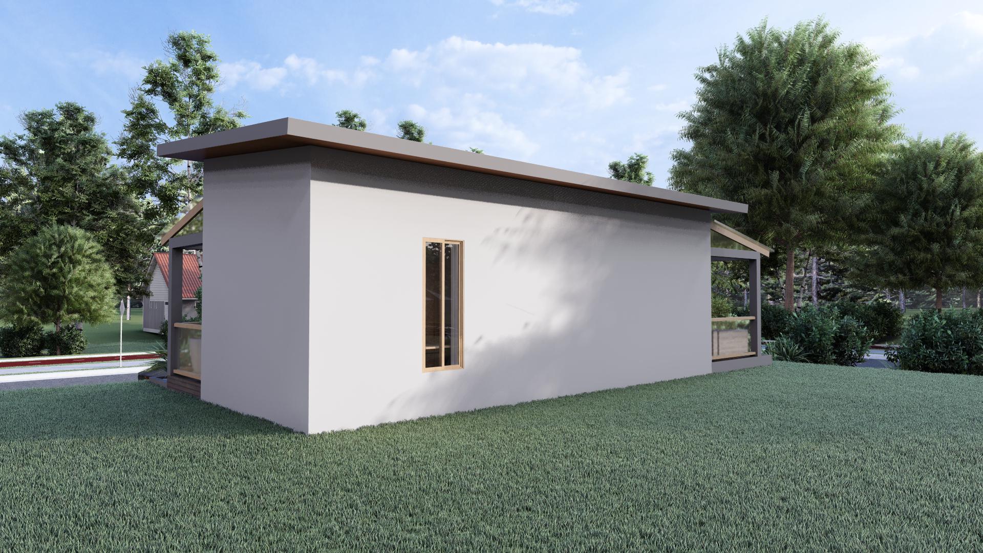 Small (4x10 Meters) Original Tiny House Design | 1 Bedroom | FLOORPLAN ...