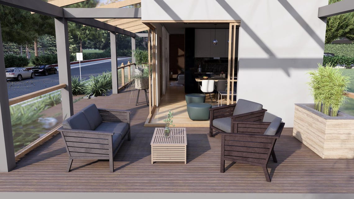 Small (4x10 Meters) Original Tiny House Design | 1 Bedroom | FLOORPLAN ...
