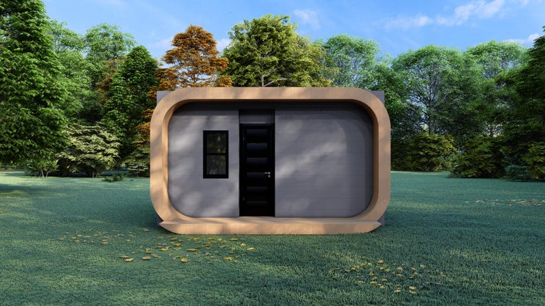 Modern Tiny House Design (5x5 Meters) - 1 Bedroom House Plans (digital ...