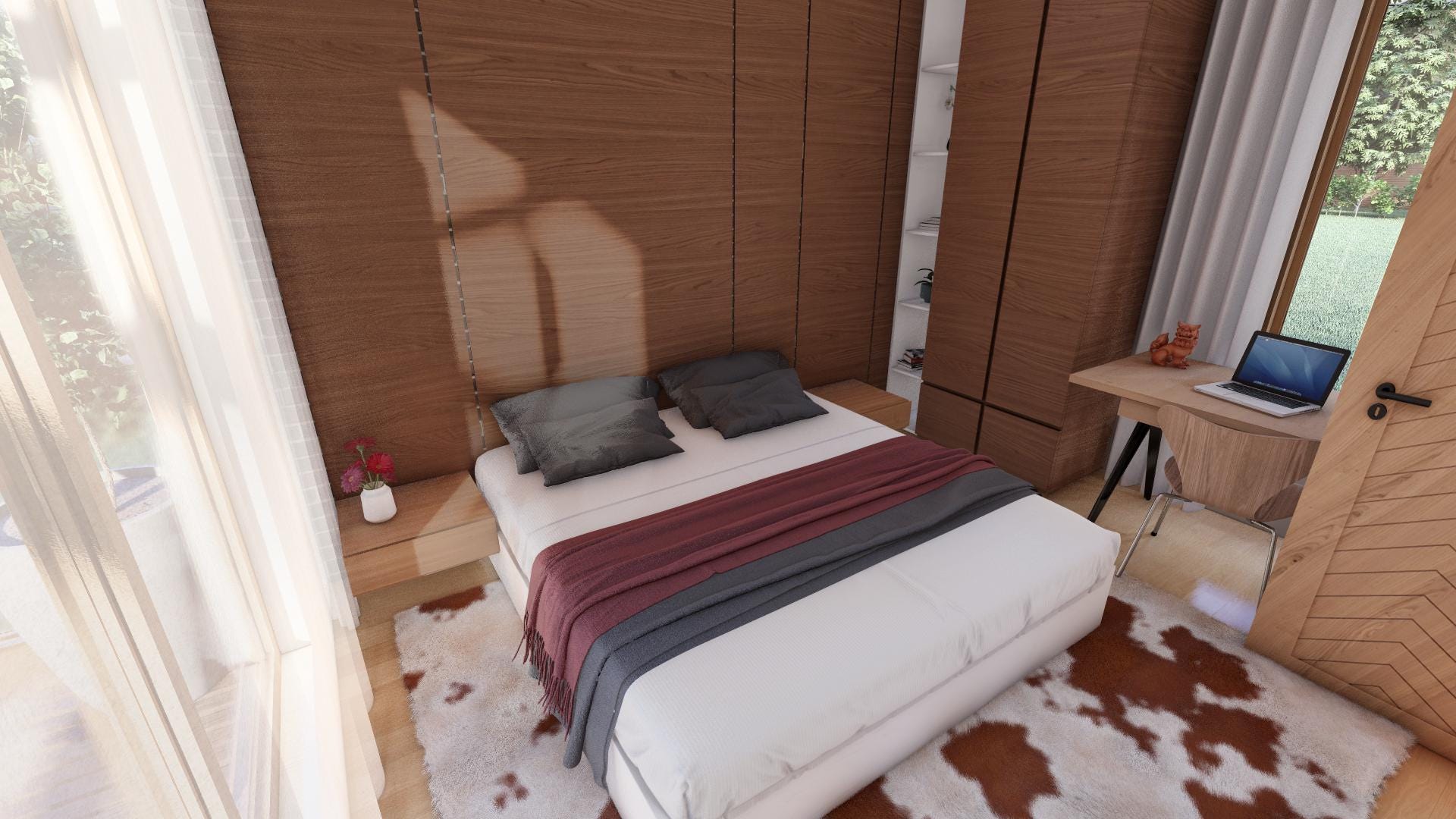 Small (4x10 Meters) Original Tiny House Design | 1 Bedroom | FLOORPLAN ...