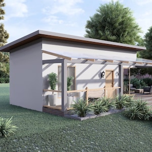 Small (4x10 Meters) Original Tiny House Design | 1 Bedroom | FLOORPLAN ...