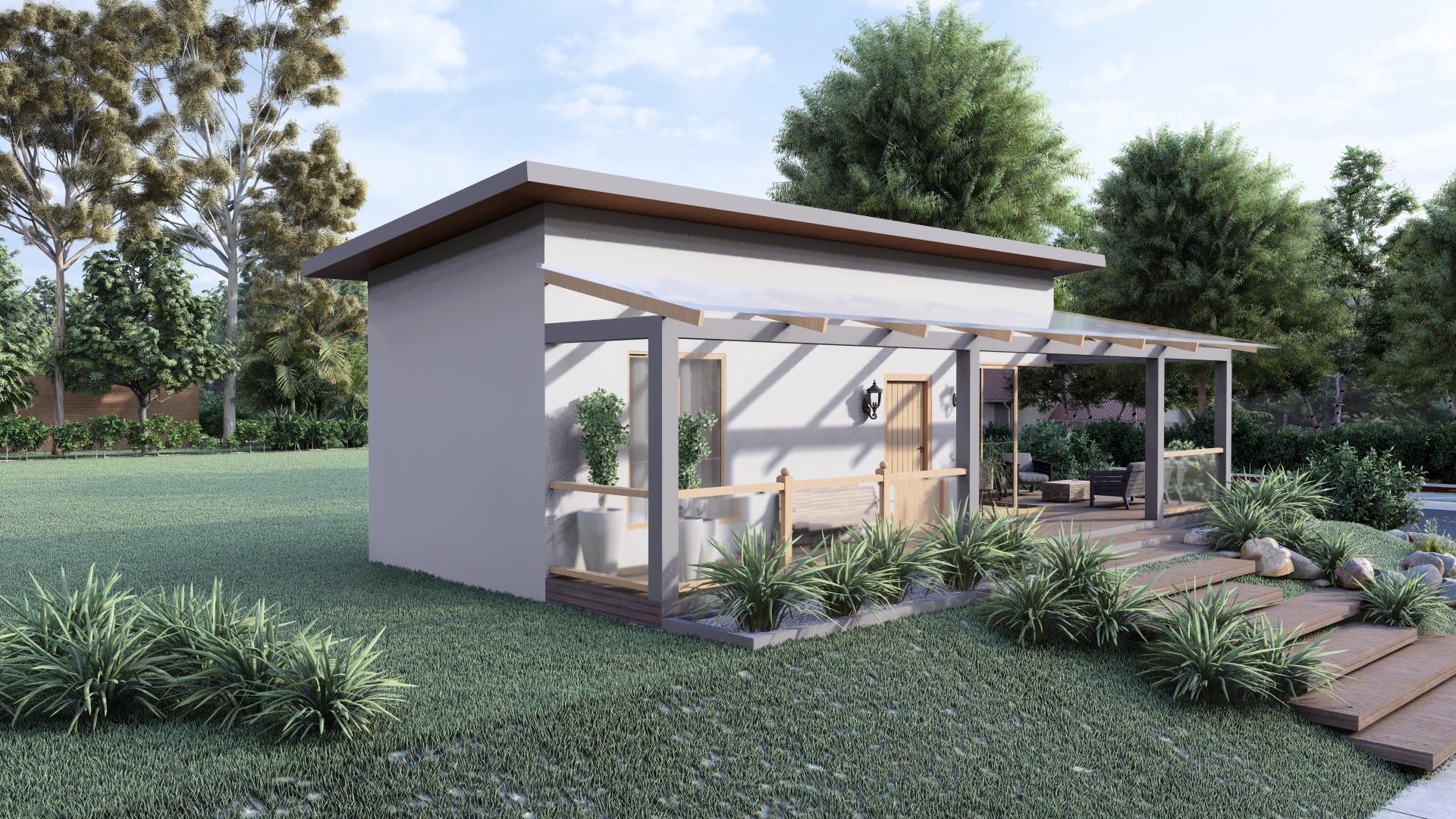 Small (4x10 Meters) Original Tiny House Design | 1 Bedroom | FLOORPLAN ...