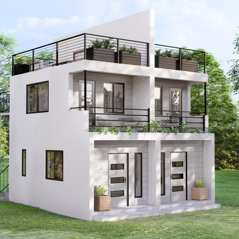 600 Sq Ft House Plan - Etsy