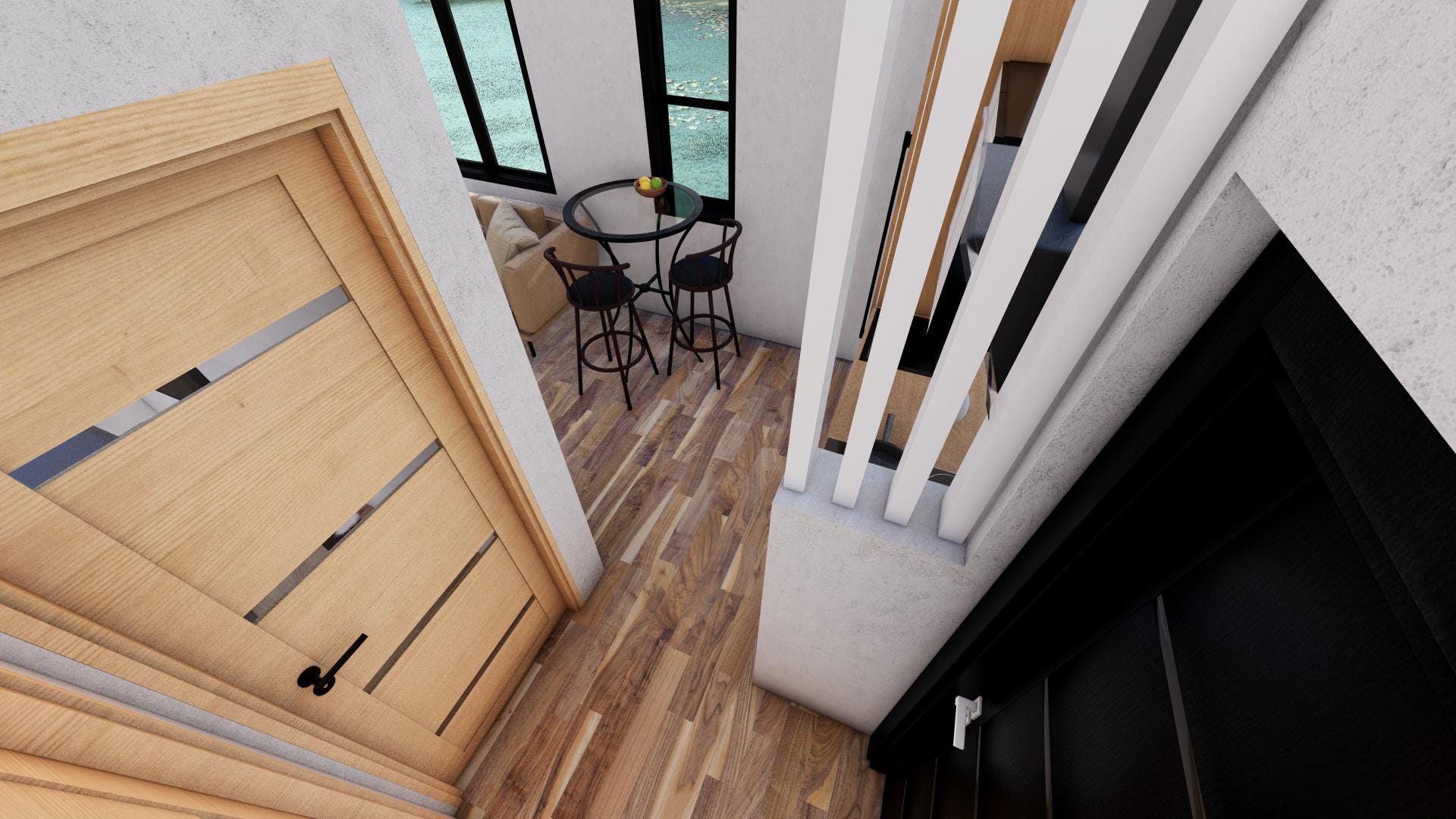Modern Tiny House Design (5x5 Meters) - 1 Bedroom House Plans (digital ...