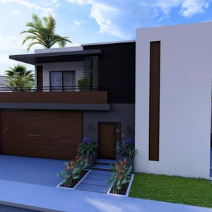 Original House Design: (11x13 Meters) Modern Home | 3 Bedrooms (digital ...