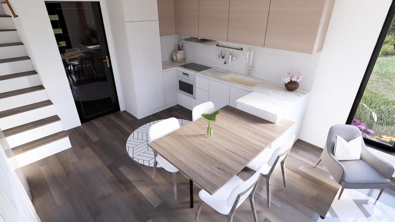 Tiny House Design | (4x8 Meters) | 1 Bedroom House Tour (digital ...