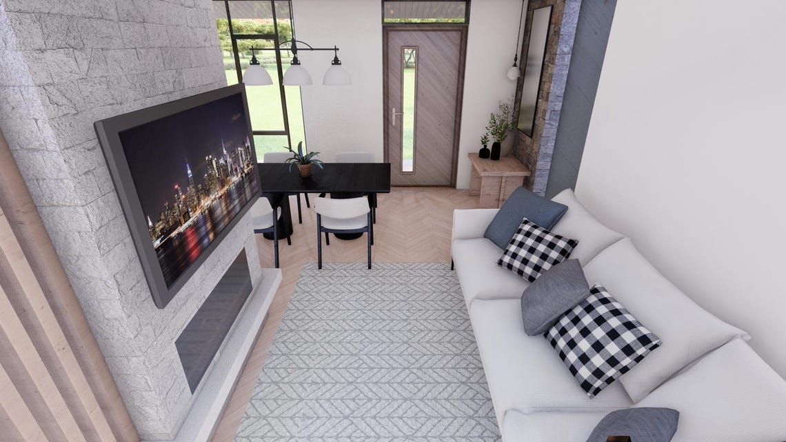 Tiny Home | (5x10 Meters) Tiny House FLOORPLAN | 1 Bedroom House Tour ...