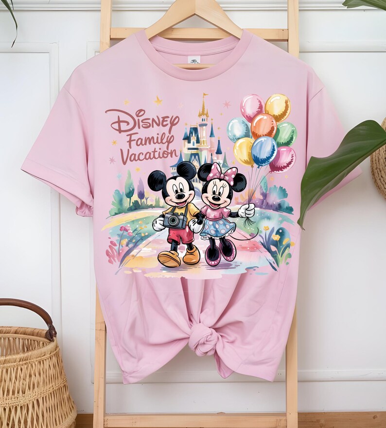 Disney Family Vacation DTF Transfer – Mouse Couple, Castle Design - Etsy UK