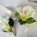 White Calla Lily Buttonhole and Corsage Set Boutonnières for Prom Lily ...