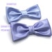 Solid Lavender Bow tie Periwinkle Bow Tie Lavender | Etsy