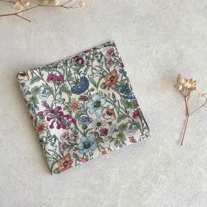 Hand Painted Floral Ties for Wedding Botanical Flower Necktie Spring ...