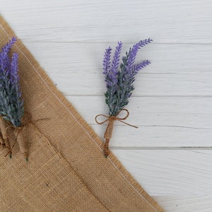 Lavender Buttonhole, Purple Lavender Boutonnières, Lavender Buttonhole ...