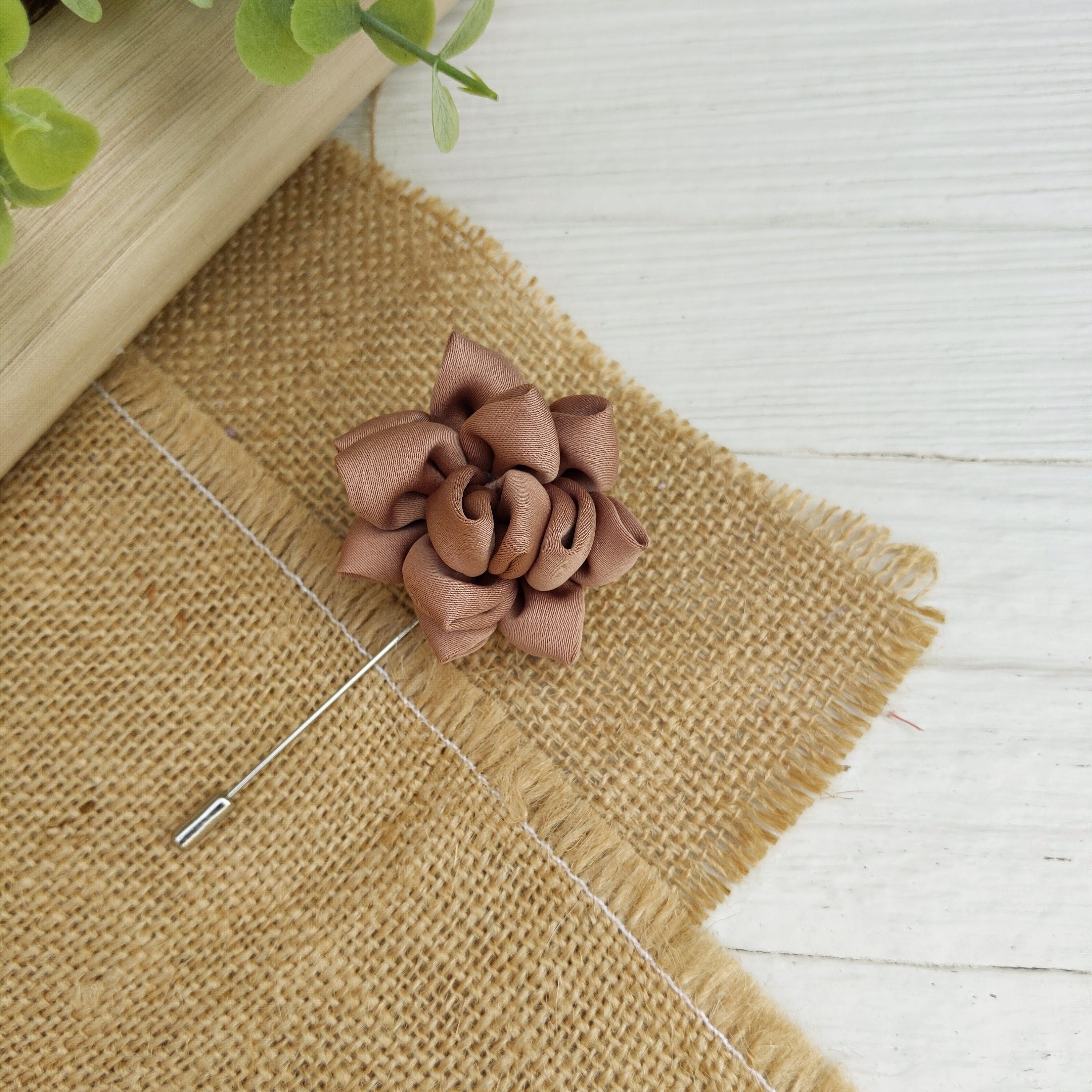 Men Lapel Pin Flower Lapel Pin Flower Wedding Lapel Pin | Etsy