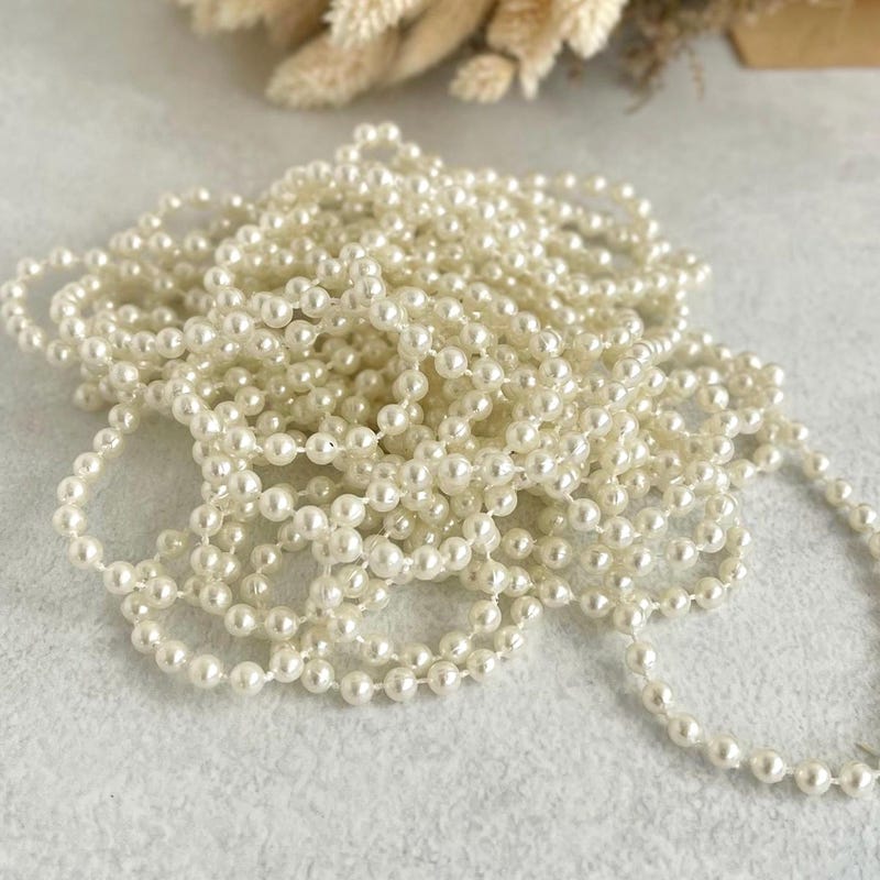 Beaded Pearl Garlands - Etsy UK