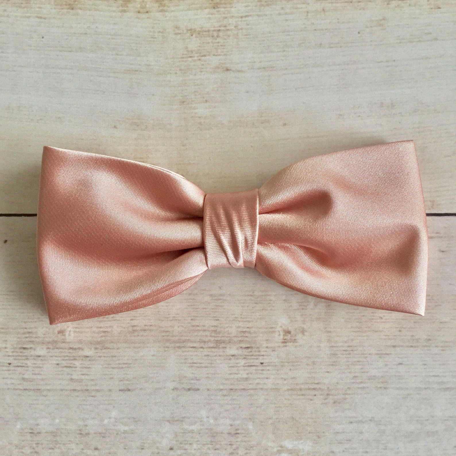 Rose Gold Bow Tie Mens Bow Tie Solid Satin Bowtie Bow Tie - Etsy
