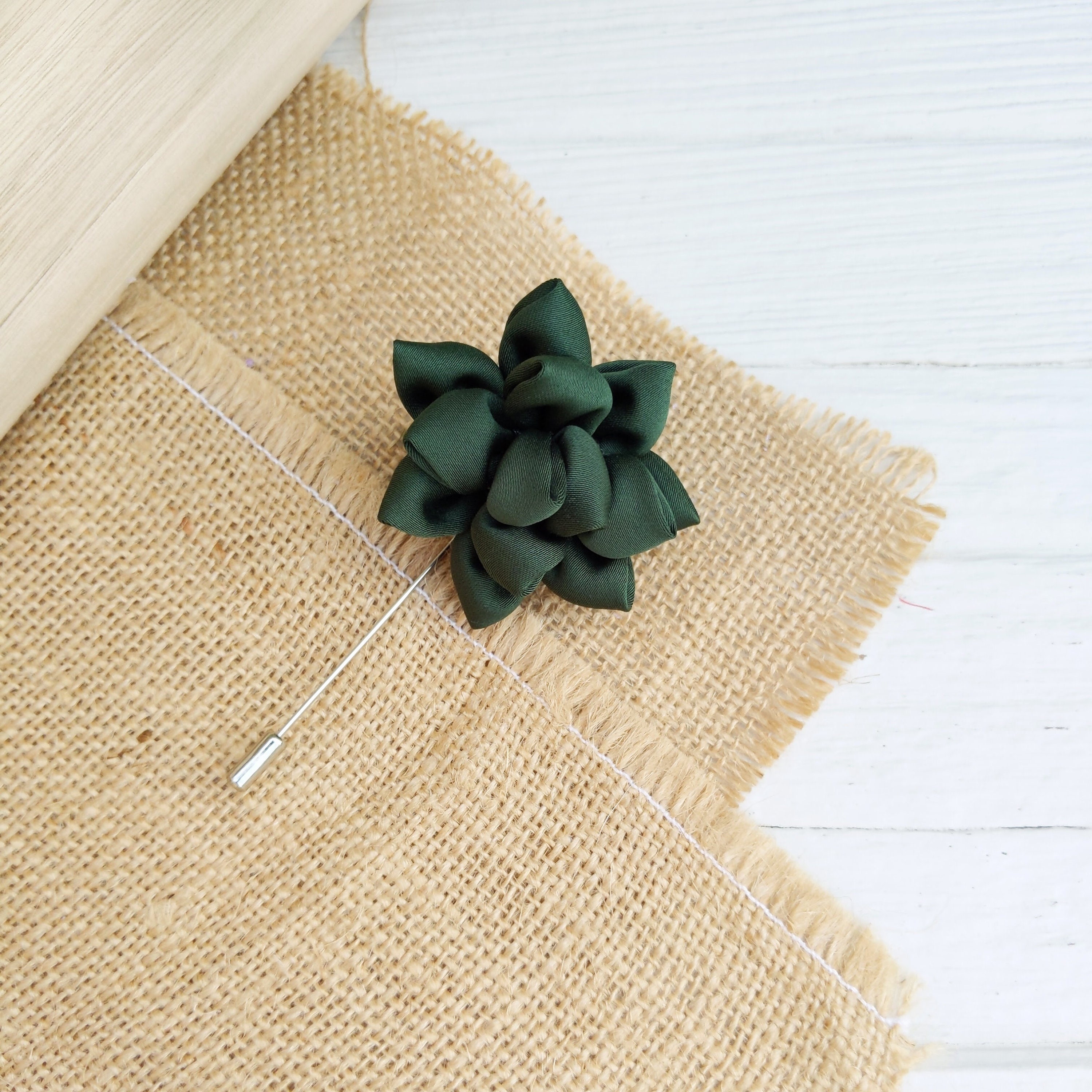 Men Lapel Pin Flower Lapel Pin Flower Wedding Lapel Pin | Etsy