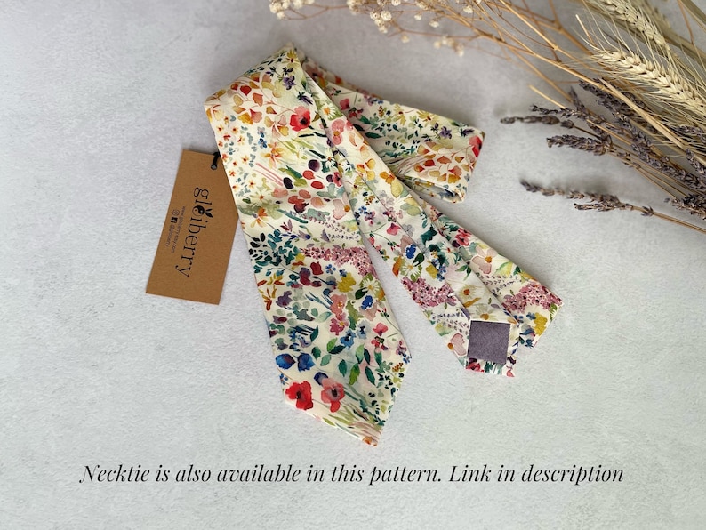 Men Floral Bow Tie, Pageboy Bowtie, Ring Bearer Bow Tie, Groom and ...