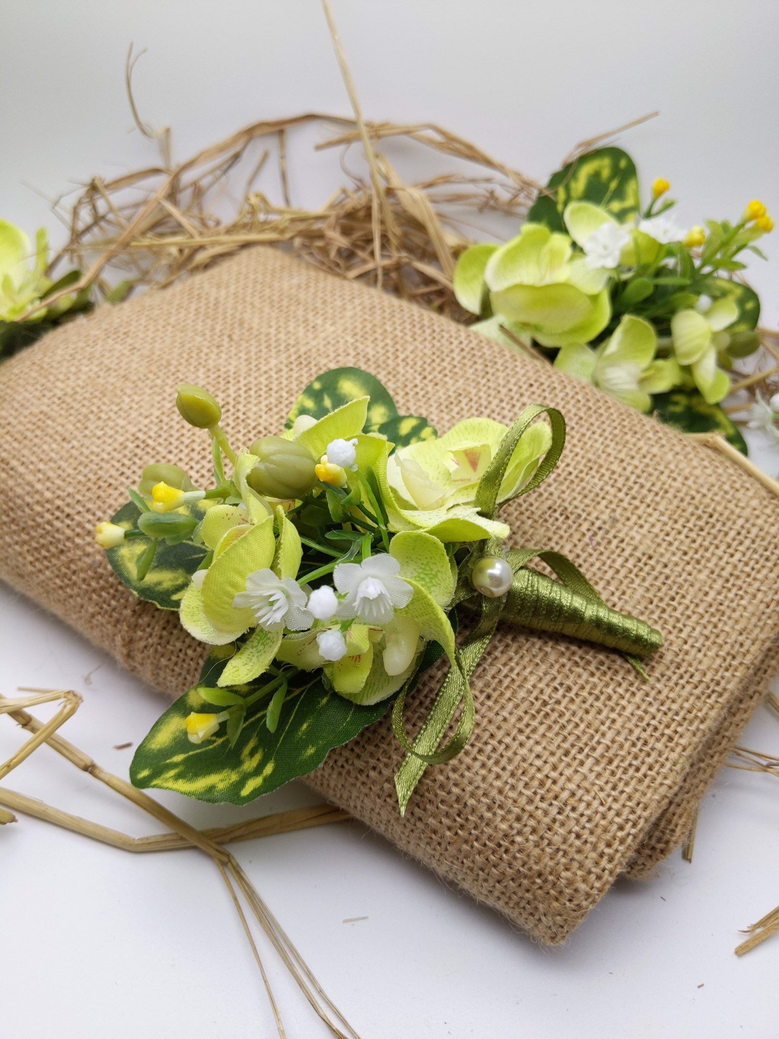 Orchid Flower Wedding Buttonhole Orchid Boutonnière Beach - Etsy