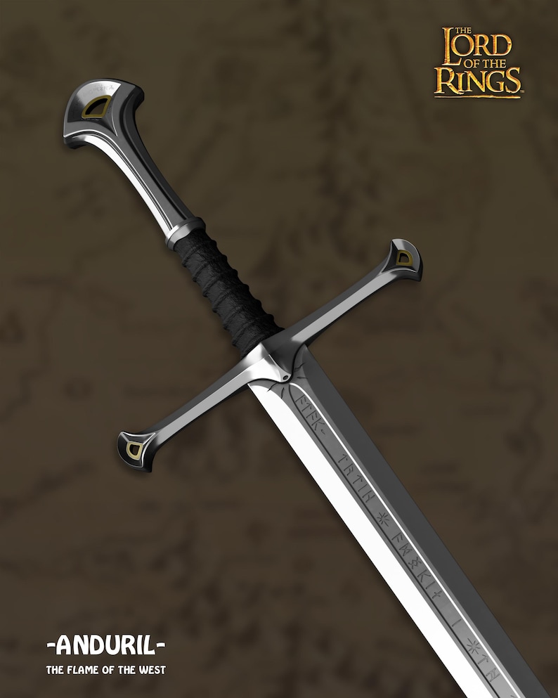 The Lord of the Rings - Andúril STL - Etsy UK