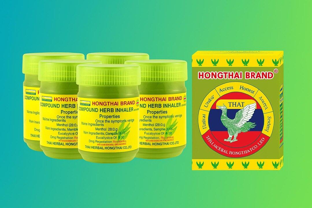 Thai Herbal Inhaler – Hongthai Brand | Menthol & Camphor Stick ...