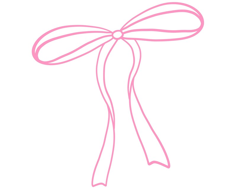 Pink Bow Svg Bundle, Ribbon Bow Svg, Coquette Bow Svg, Bow Tie Svg ...