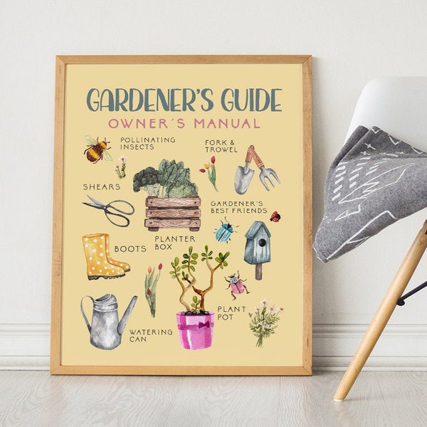 Garden Watercolor - Etsy