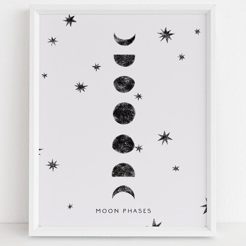 Moon Printable Art Astronomy Digital Download Print - Etsy
