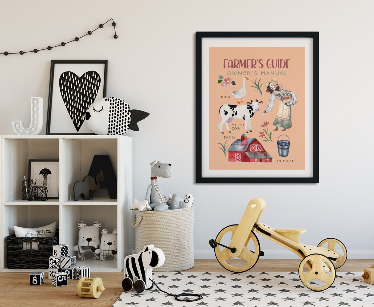 Kids Farmer's Guide Poster Digital Download Farm | Etsy
