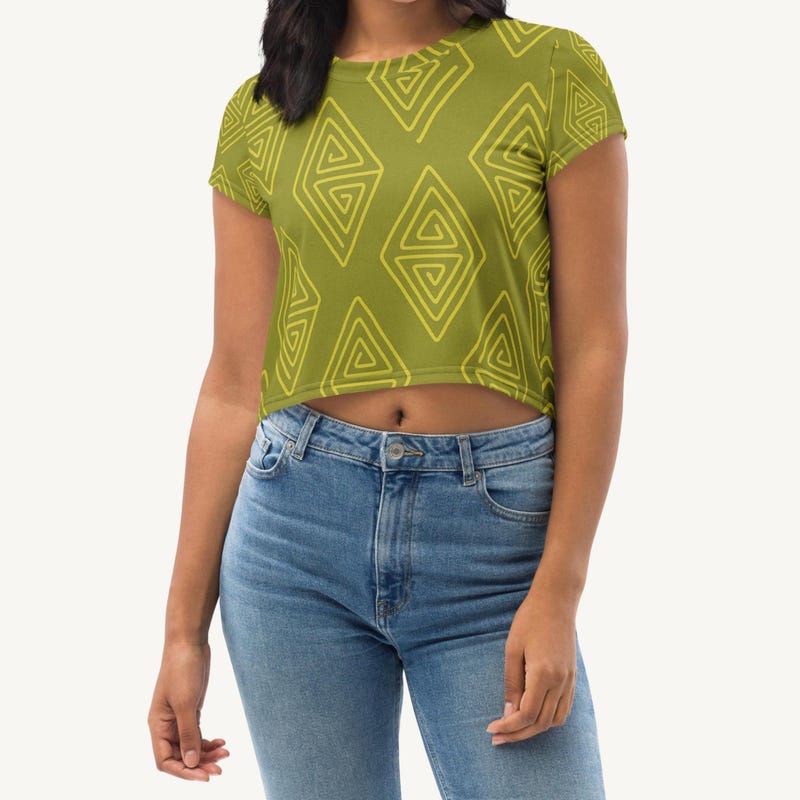 Tribal Crop Top - Etsy