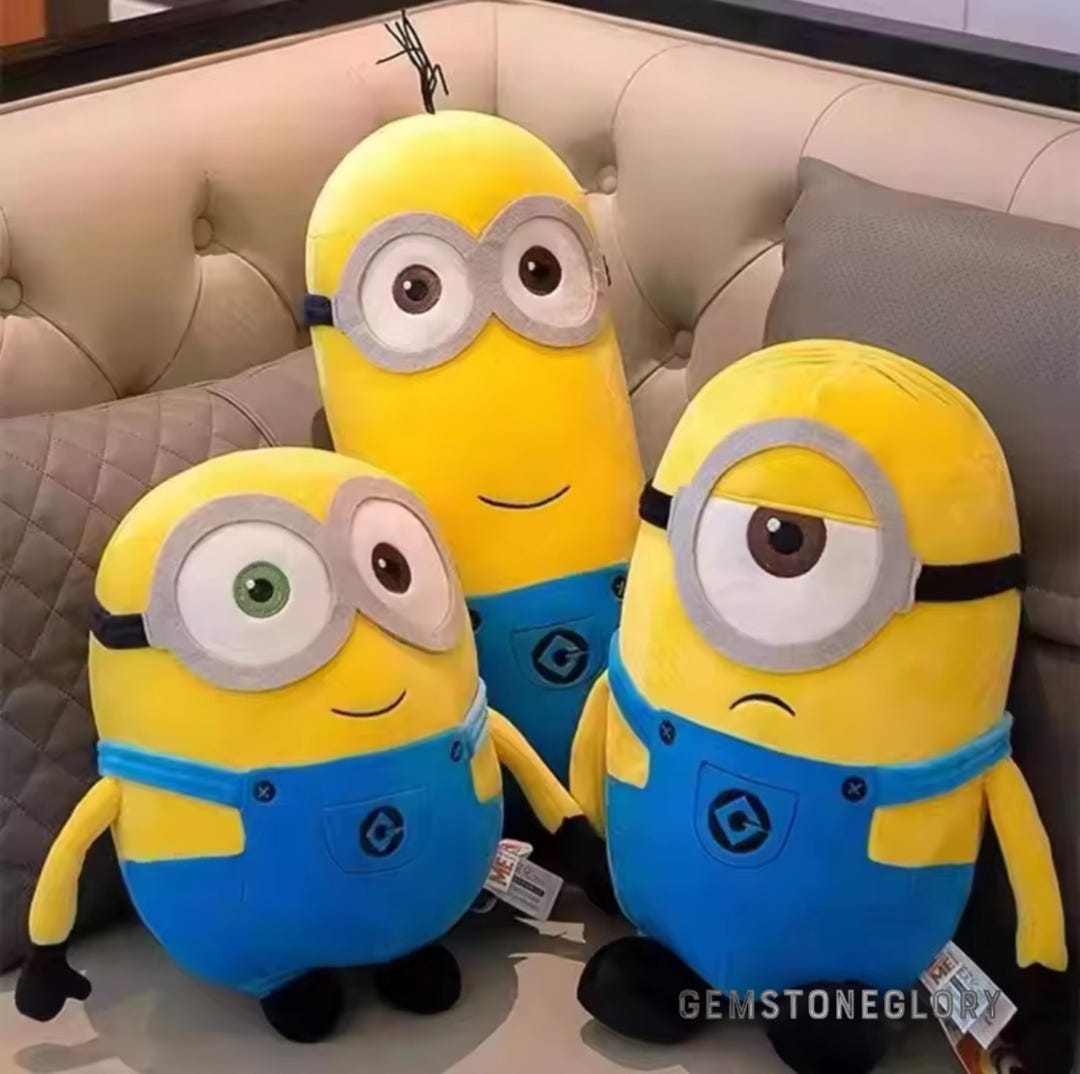 Handmade Minion Plush Toy - Soft & Cuddly Despicable Me Inspired ...
