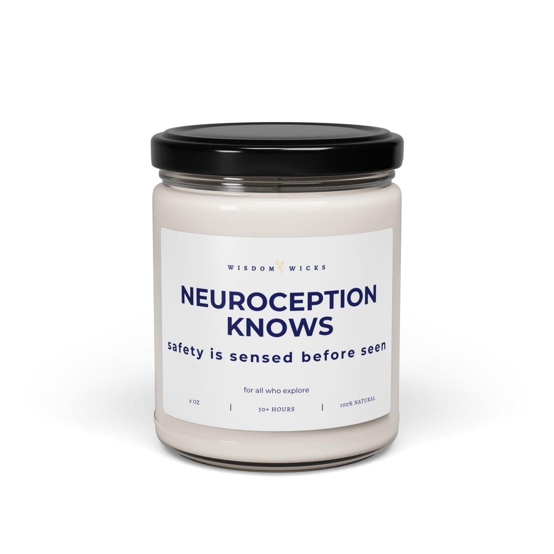 NEUROCEPTION KNOWS Polyvagal Theory Candle Therapy Office Gift ...