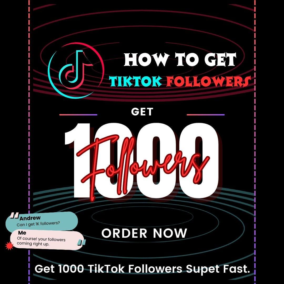 How to Gain Tiktok Followers, Tiktok Followers, 1000 Tiktok Followers ...