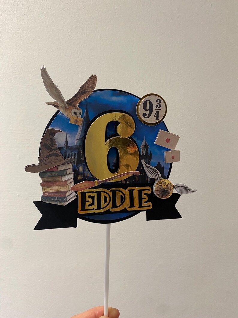 Harry Potter Cake Topper - Etsy