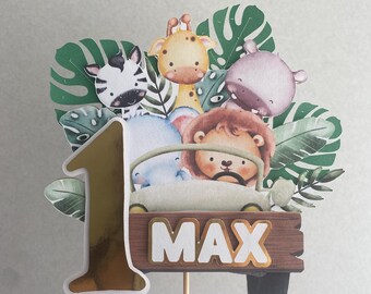 Safari Cake Topper - Etsy