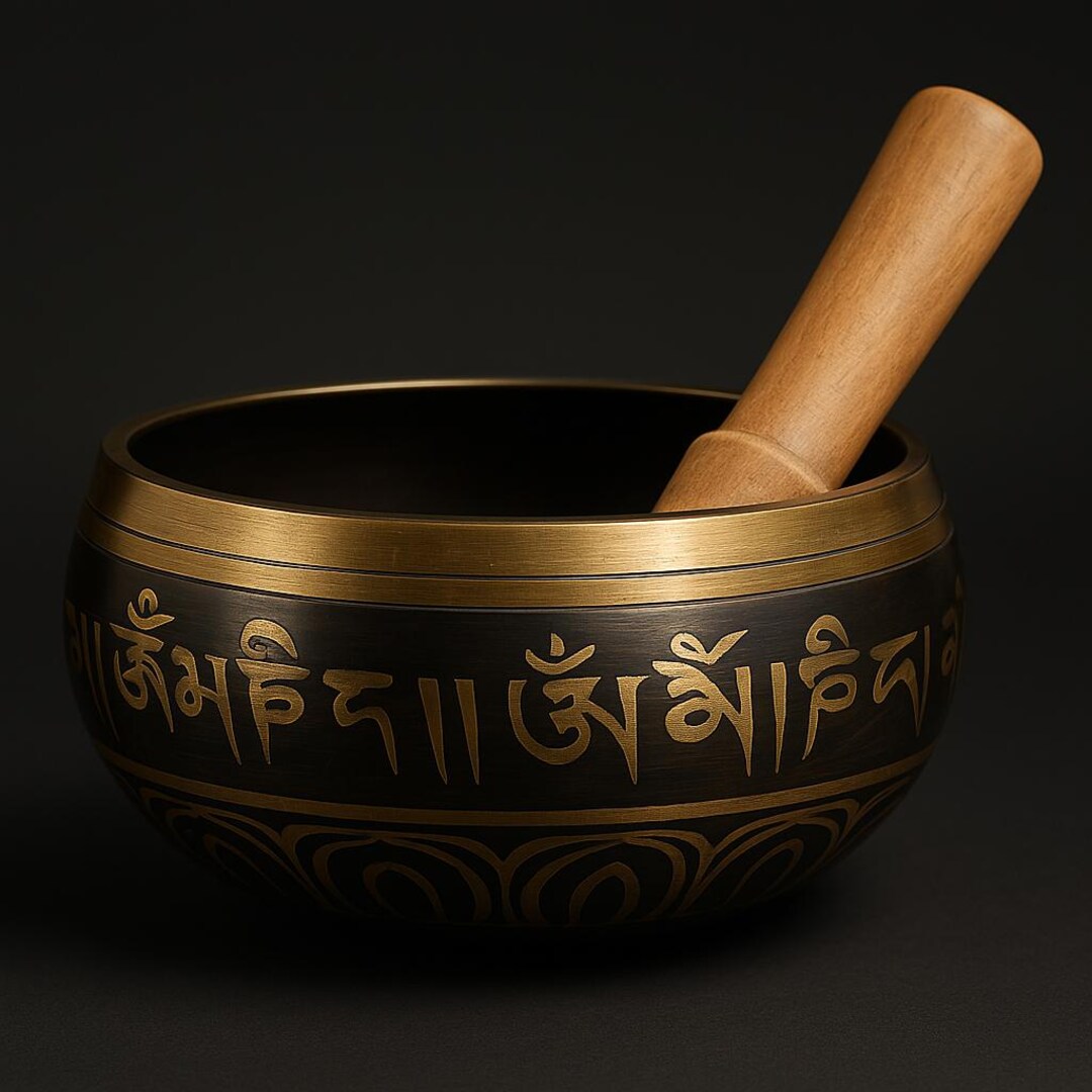 Buddha Sound Bowl – Tibetan Brass Chime for Meditation, Yoga & Chakra ...
