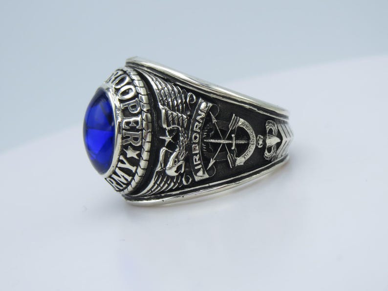 Rangers All the Way, Airborne , US Army Paratrooper , Handcrafted Ring ...