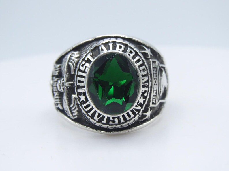 Custom Made Ring , in USA , New , Silver 925 , Ring , Us Army , US ...